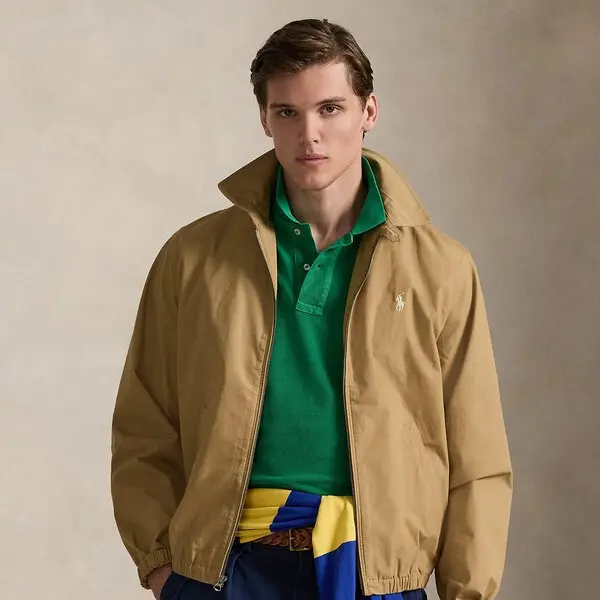 Ralph Lauren The Bayport Poplin Jacket - Cafe Tan