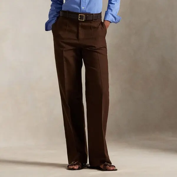 Ralph Lauren Cotton-wool Twill Straight Pant