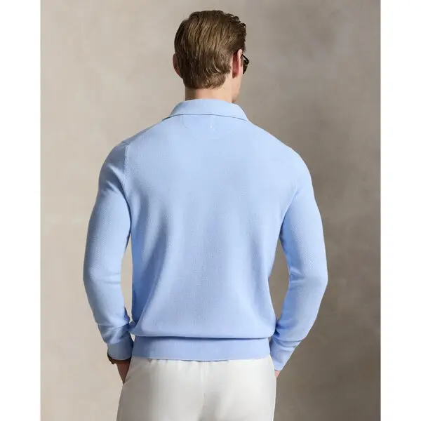 Ralph Lauren Performance Cotton-blend Polo Sweater