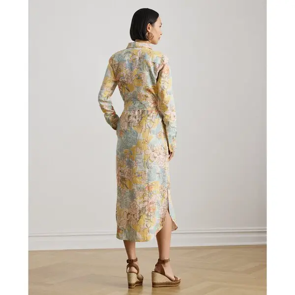 Ralph Lauren Floral Linen Shirtdress