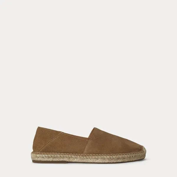 Ralph Lauren Cevio Suede Espadrille - Desert Tan