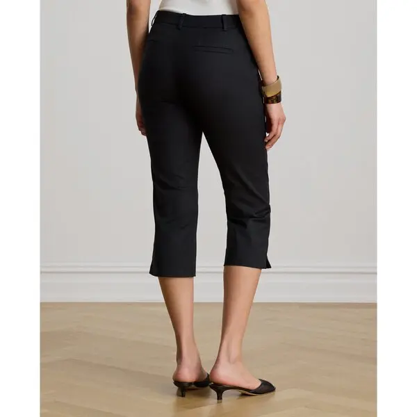 Ralph Lauren Double-faced Stretch Cotton Capri Pant