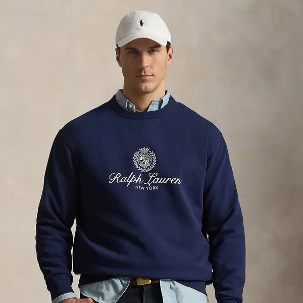 Ralph Lauren Fleece Graphic Sweatshirt - Newport Navy