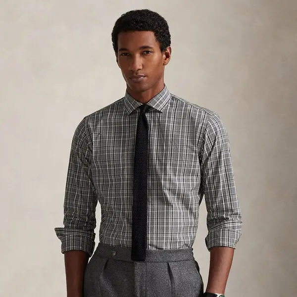 Ralph Lauren Custom Fit Plaid Poplin Shirt