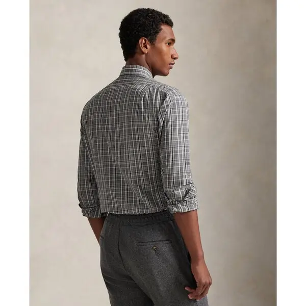Ralph Lauren Custom Fit Plaid Poplin Shirt