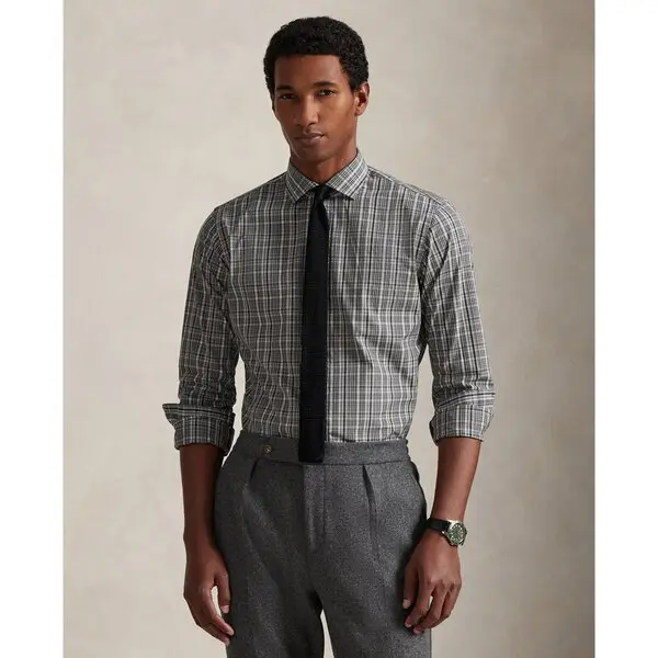 Ralph Lauren Custom Fit Plaid Poplin Shirt