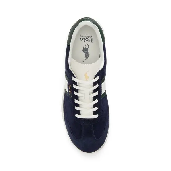 Ralph Lauren Heritage Aera Suede Sneaker - Navy/forest