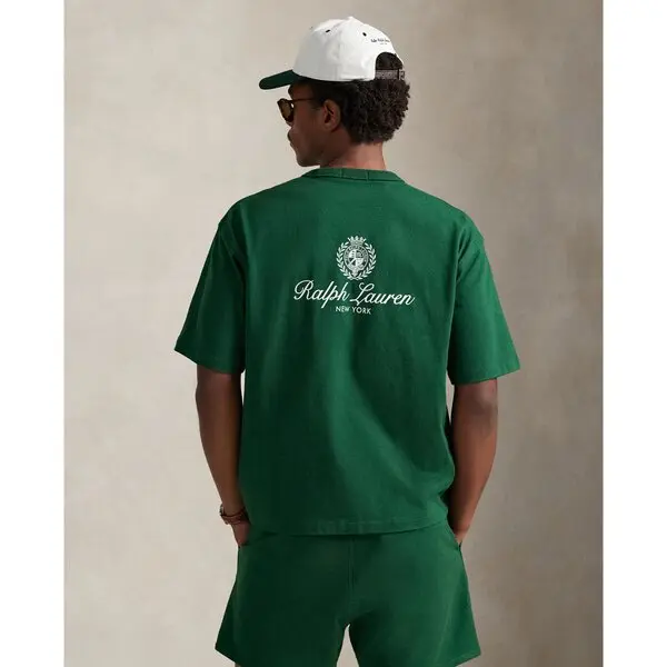 Ralph Lauren Relaxed Fit Jersey Graphic T-shirt - New Forest