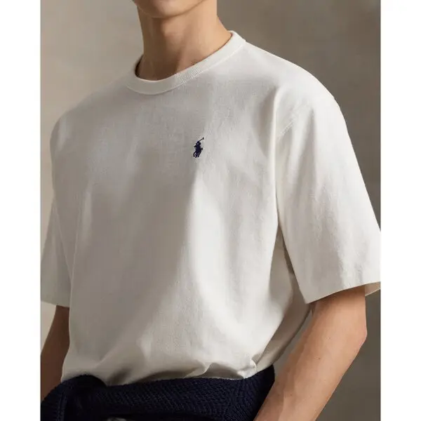 Ralph Lauren Relaxed Fit Jersey Crewneck T-shirt - White