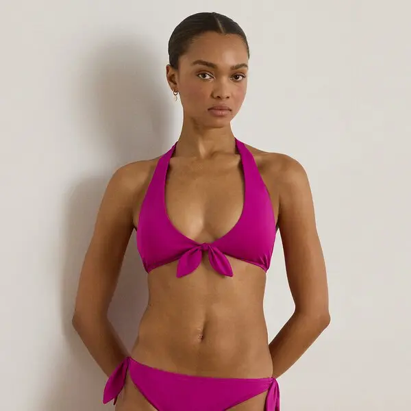 Ralph Lauren Side-tie Hipster Bikini Bottom - Plumeria