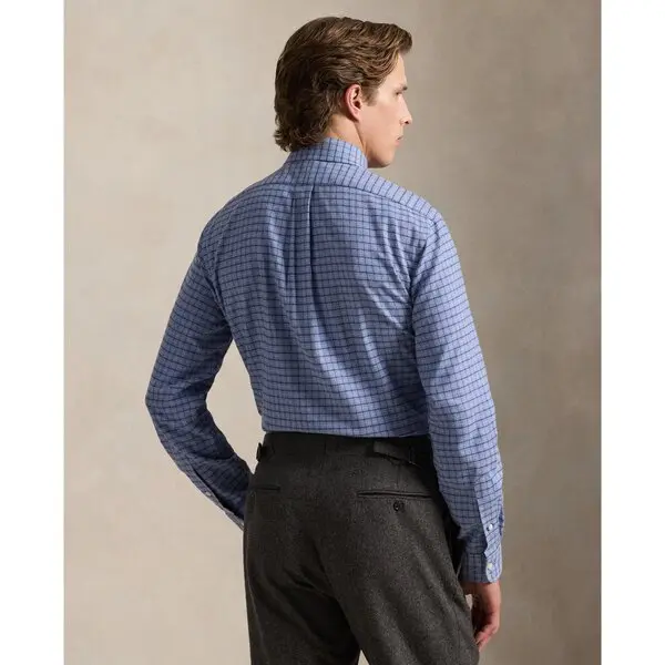 Ralph Lauren Classic Fit Performance Twill Shirt - Blue Heather Multi