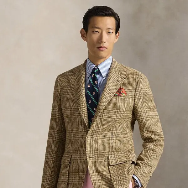 Ralph Lauren The Rl67 Summer Tweed Jacket - Tan/brown