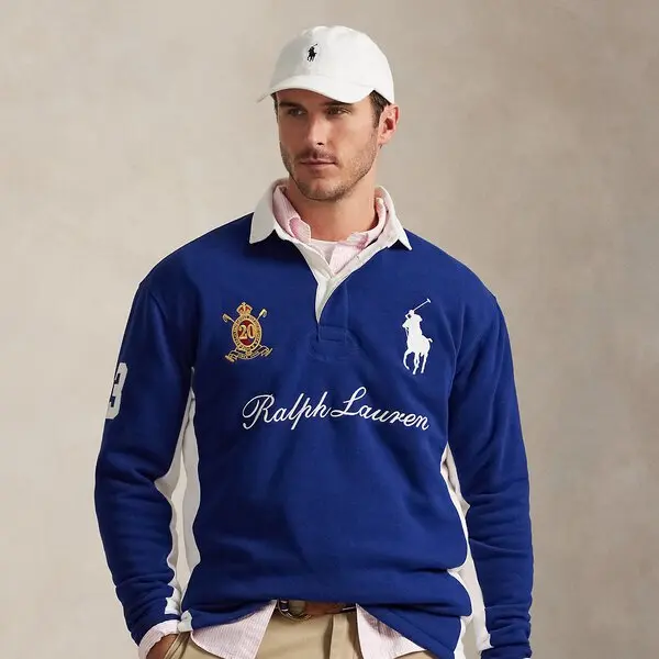 Ralph Lauren Big Pony 20th Anniversary Fleece Sweatshirt - Fall Royal