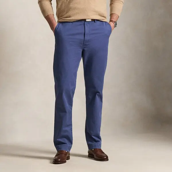 Ralph Lauren Bedford Classic Fit Washed Chino Pant - Light Navy