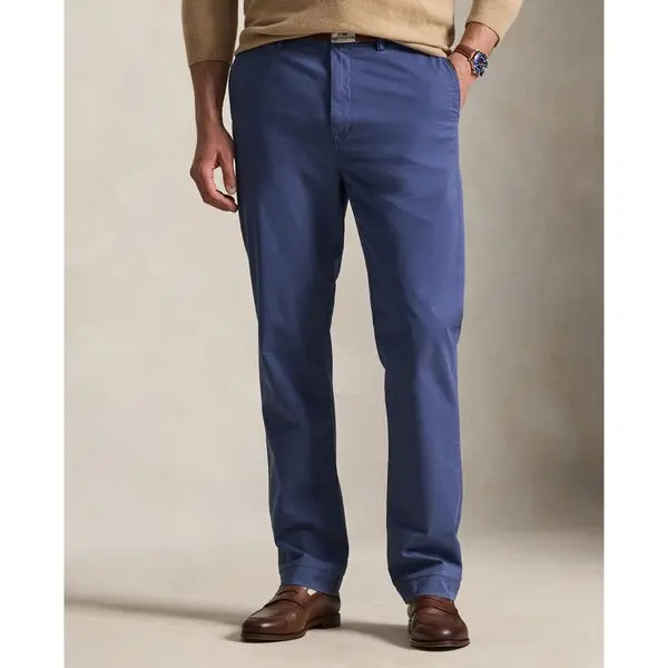 Ralph Lauren Bedford Classic Fit Washed Chino Pant - Light Navy