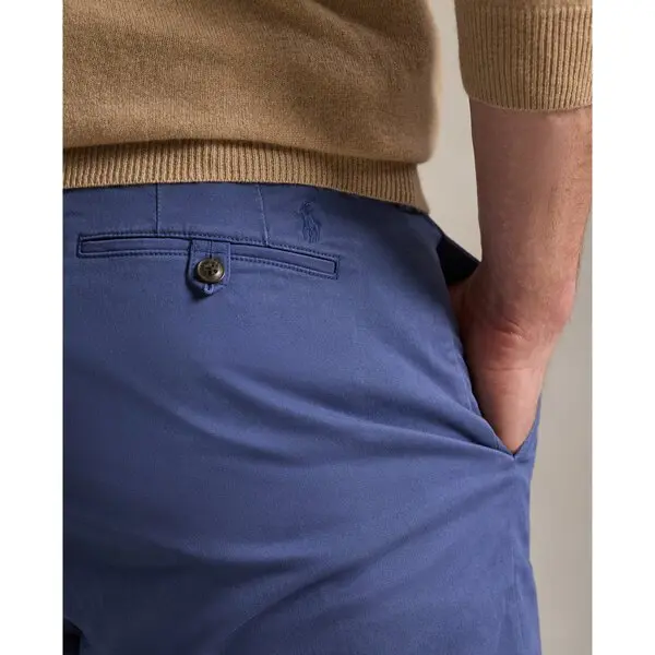 Ralph Lauren Bedford Classic Fit Washed Chino Pant - Light Navy