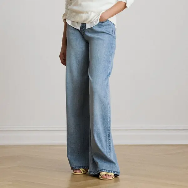 Ralph Lauren High-rise Wide-leg Jean - Arilee Wash