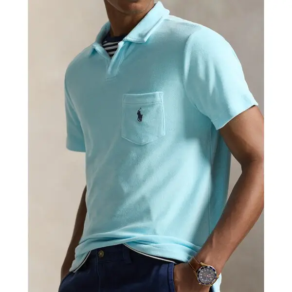 Ralph Lauren Terry Polo Shirt - Soft Aqua