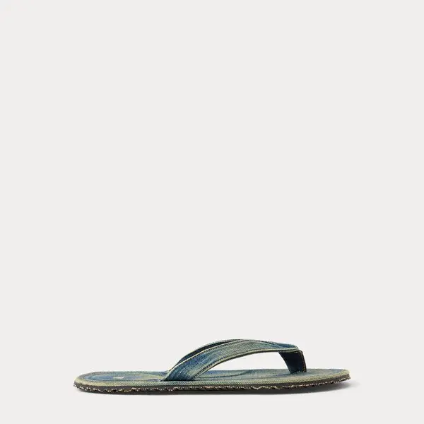 Ralph Lauren Denim Flip-flop - Indigo