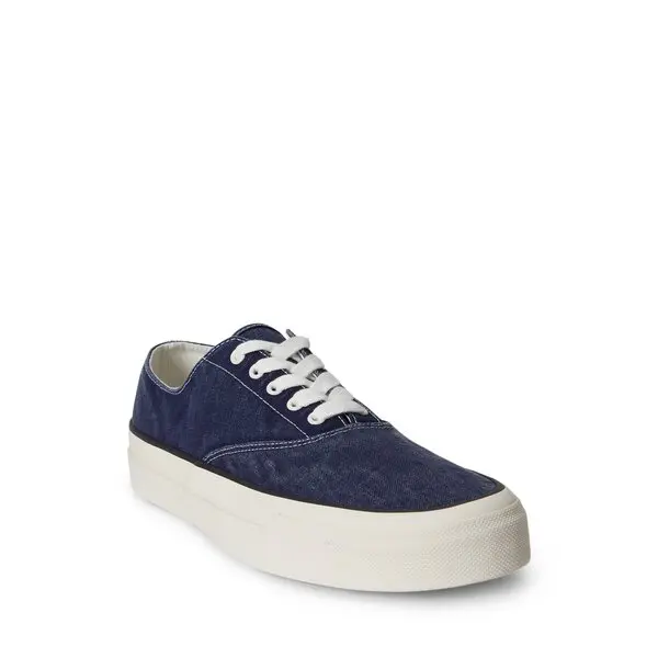 Ralph Lauren Keaton Canvas Sneakers - Navy
