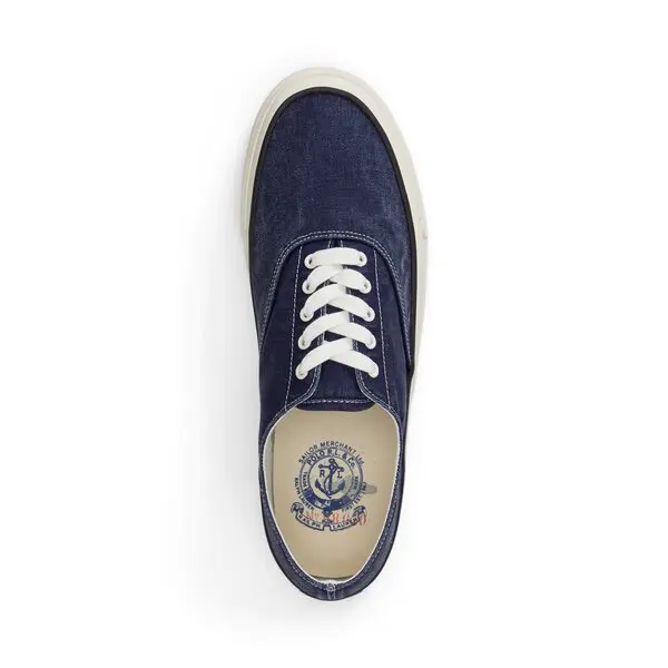 Ralph Lauren Keaton Canvas Sneakers - Navy