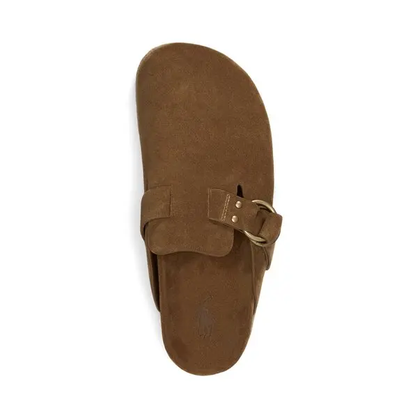 Ralph Lauren Turbach Suede Clog Sandal
