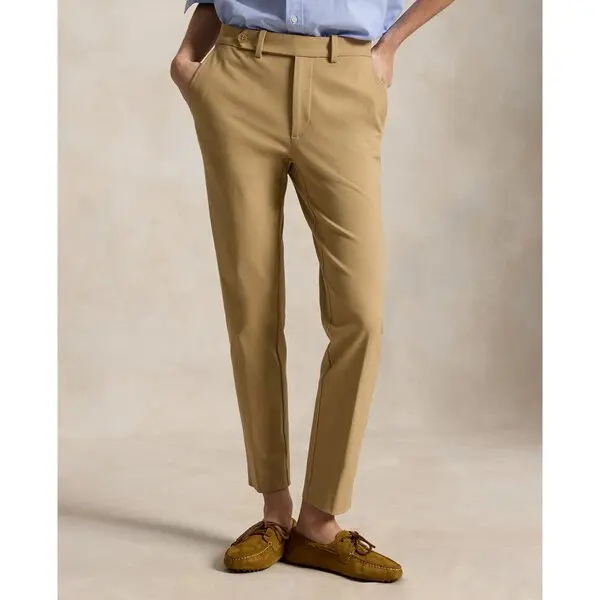 Ralph Lauren Stretch-cotton Blend Slim Pants - Classic Camel
