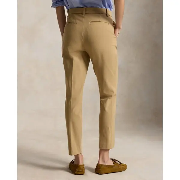 Ralph Lauren Stretch-cotton Blend Slim Pants - Classic Camel