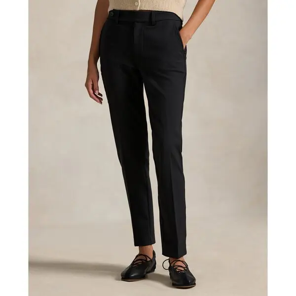 Ralph Lauren Stretch-cotton Blend Slim Pants - Polo Black