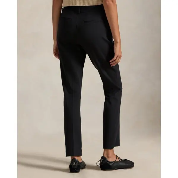 Ralph Lauren Stretch-cotton Blend Slim Pants - Polo Black