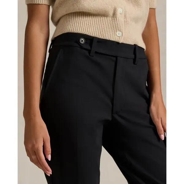 Ralph Lauren Stretch-cotton Blend Slim Pants - Polo Black