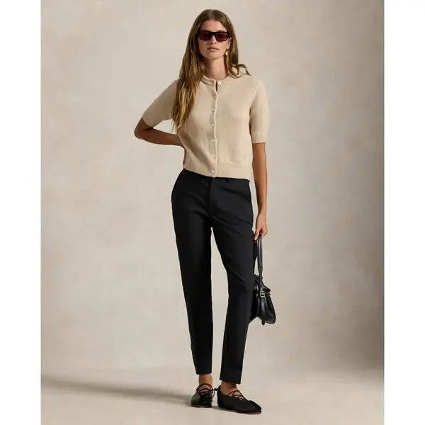 Ralph Lauren Stretch-cotton Blend Slim Pants - Polo Black