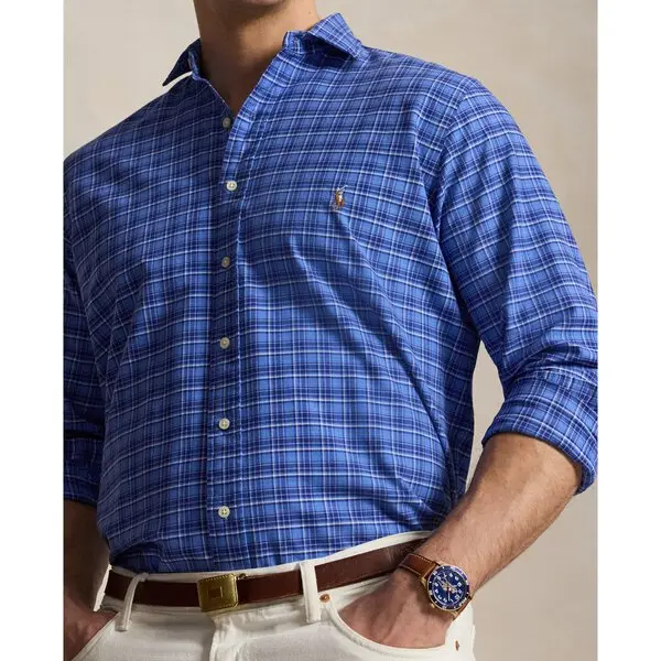 Ralph Lauren Plaid Oxford Shirt - Blue Multi