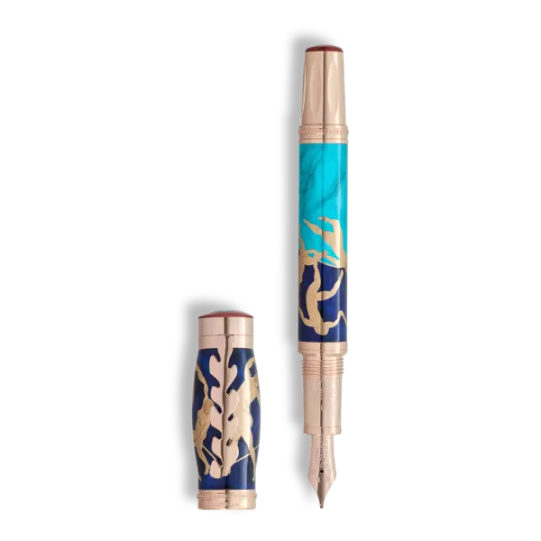 Montblanc Masters Of Art Homage To Henri Matisse Limited Edition 96 Fountain Pen - Blue