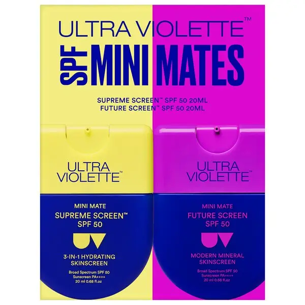 ULTRA VIOLETTE Spf Mini Mates Spf 50 Hydrating & Mineral Facial Sunscreen Set - One-color