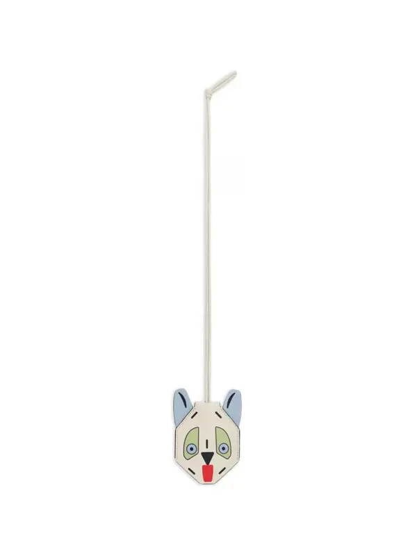 Loewe X Louis Wain Dog-face Bag Accessory - Neutrals