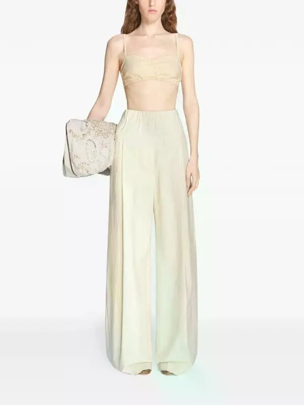 Dries Van Noten Pleated Wide Leg Pants