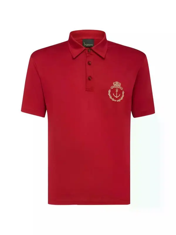 BILLIONAIRE Embroidered-logo Polo Shirt