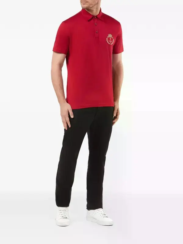 BILLIONAIRE Embroidered-logo Polo Shirt