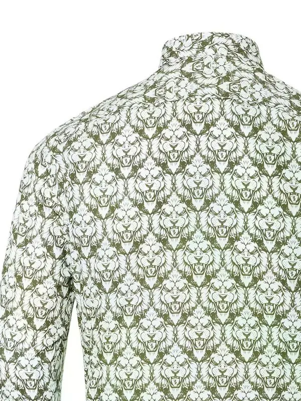 BILLIONAIRE Lion Print Shirt