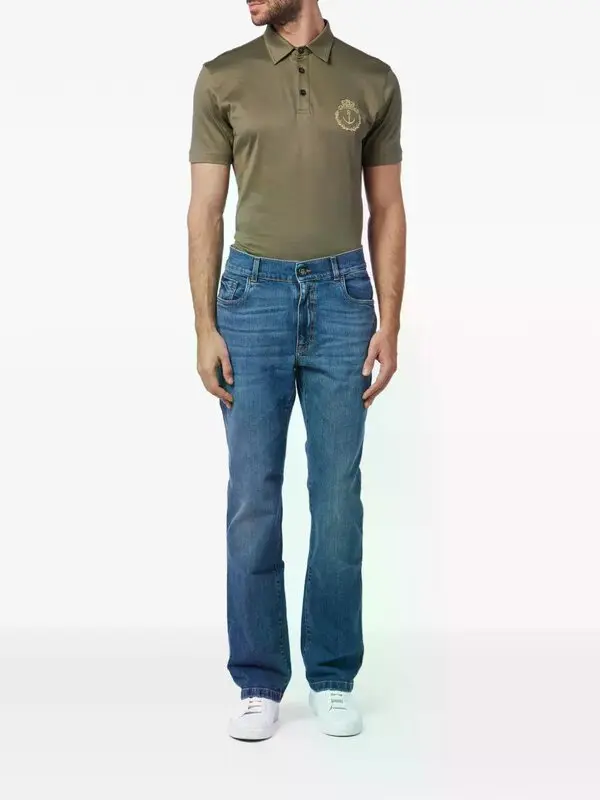 BILLIONAIRE Embroidered Five-pocket Jeans