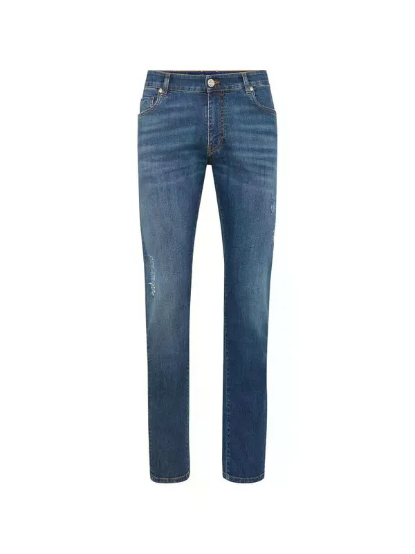BILLIONAIRE Five-pocket Jeans With Logo Detail