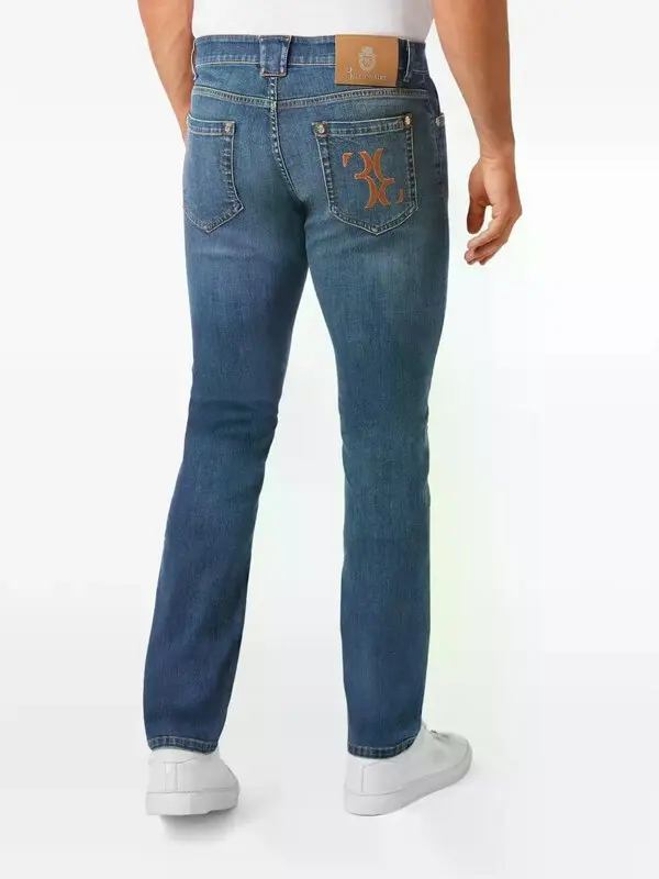 BILLIONAIRE Five-pocket Jeans With Logo Detail