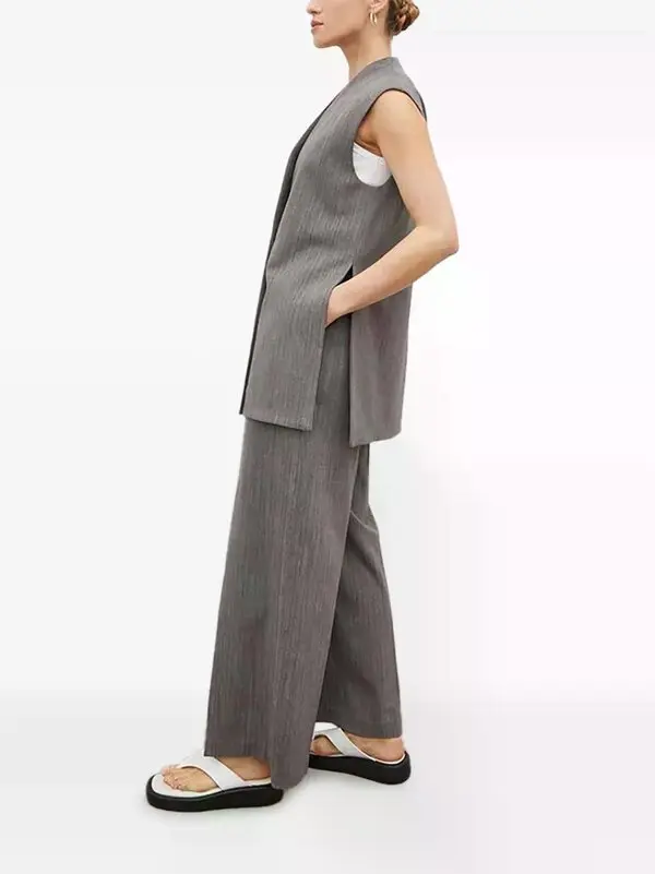 LOVECHILD Striped Double-breasted Waistcoat