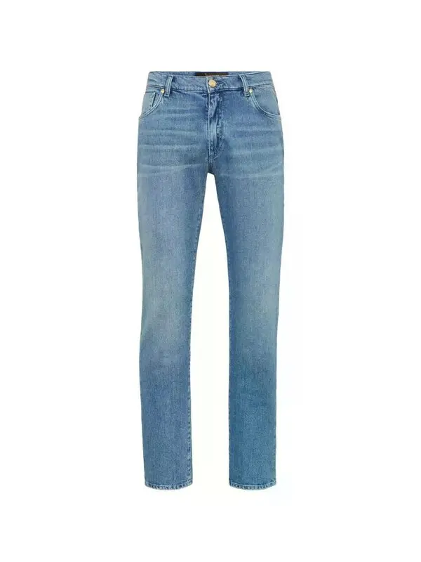 BILLIONAIRE Embroidered Straight Jeans