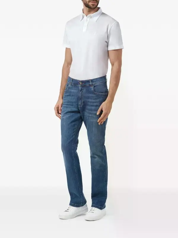 BILLIONAIRE Button Detailed Jeans - Blue