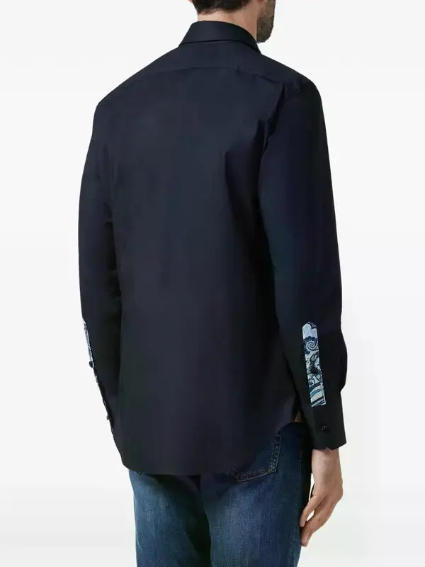 BILLIONAIRE Pattern-trim Shirt