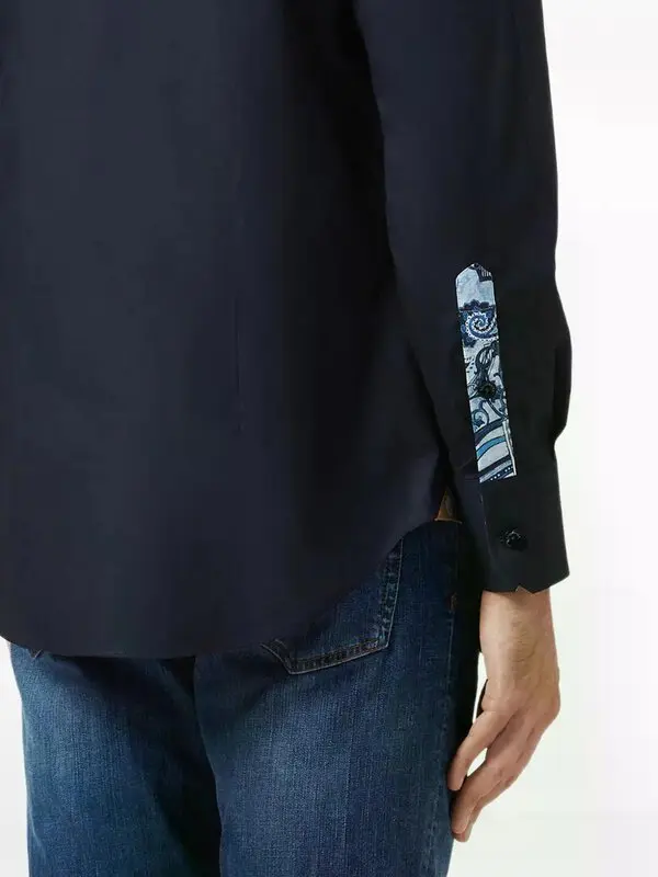 BILLIONAIRE Pattern-trim Shirt