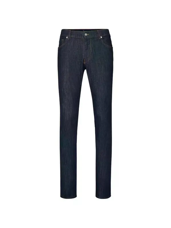 BILLIONAIRE Crest Straight-cut Jeans - Blue