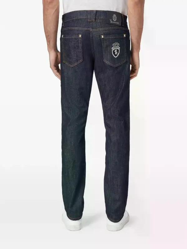 BILLIONAIRE Crest Straight-cut Jeans - Blue